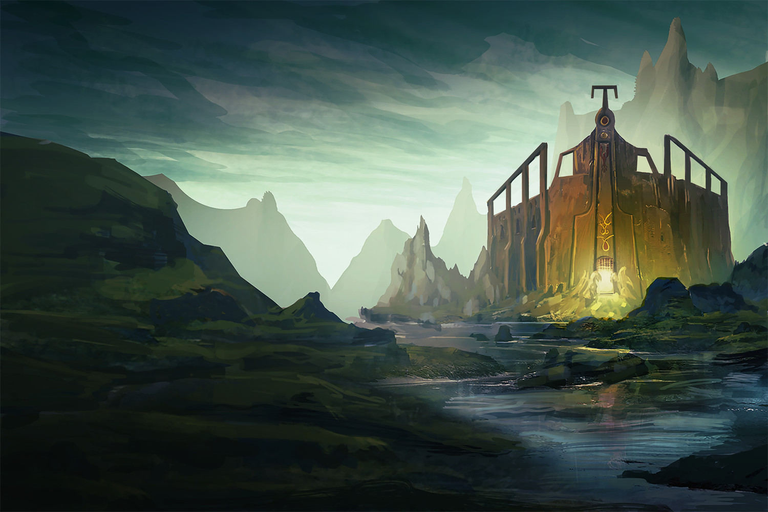 ArtStation - Swamp Castle