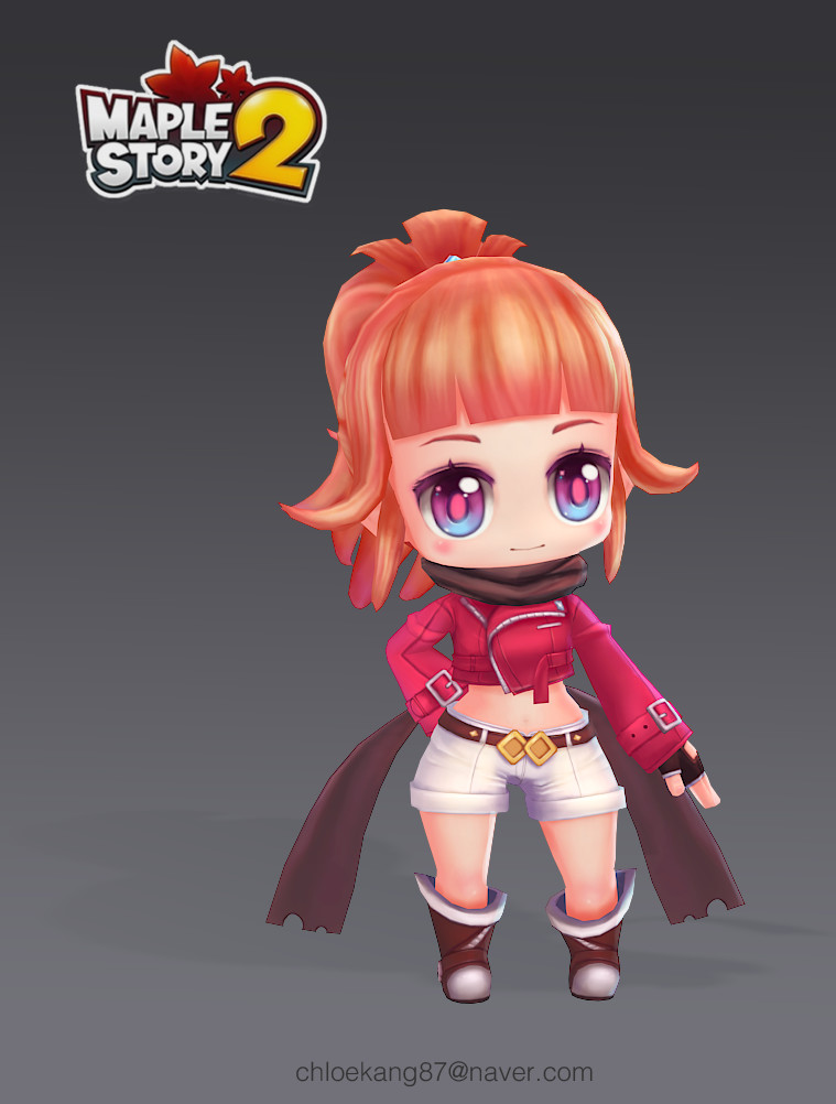 ArtStation - 3D character_MapleStory2