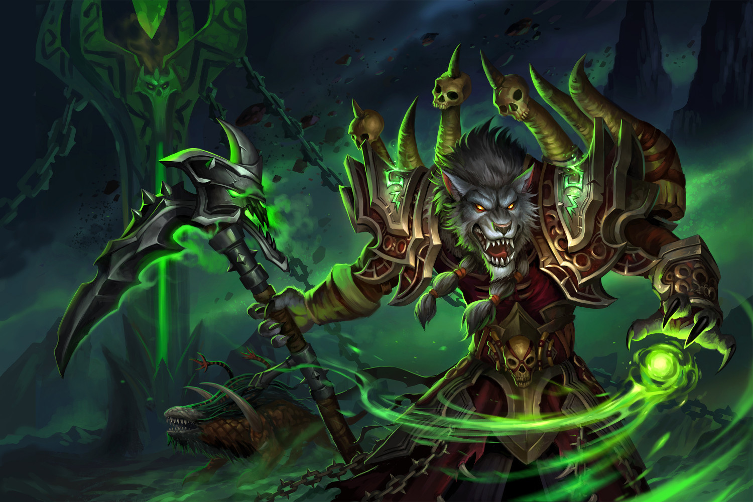 ArtStation - Worgen Warlock
