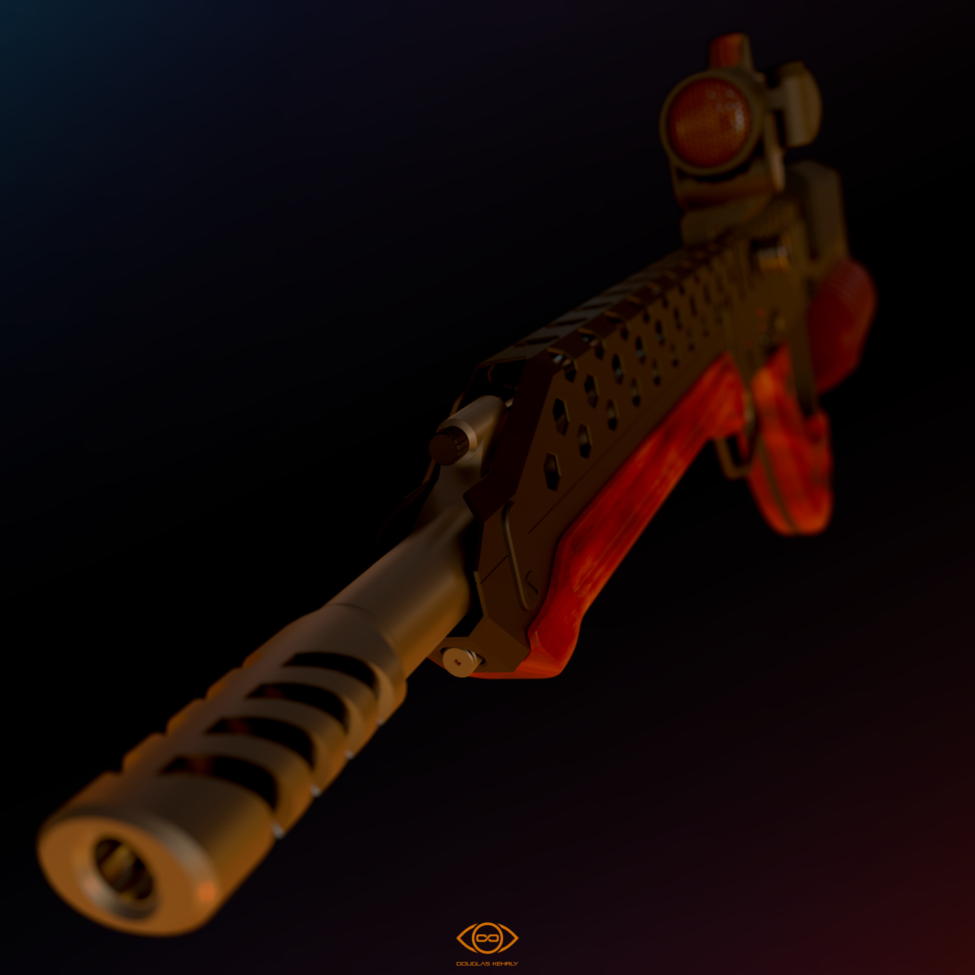 ArtStation - Justiciar Heavy Automatic Rifle