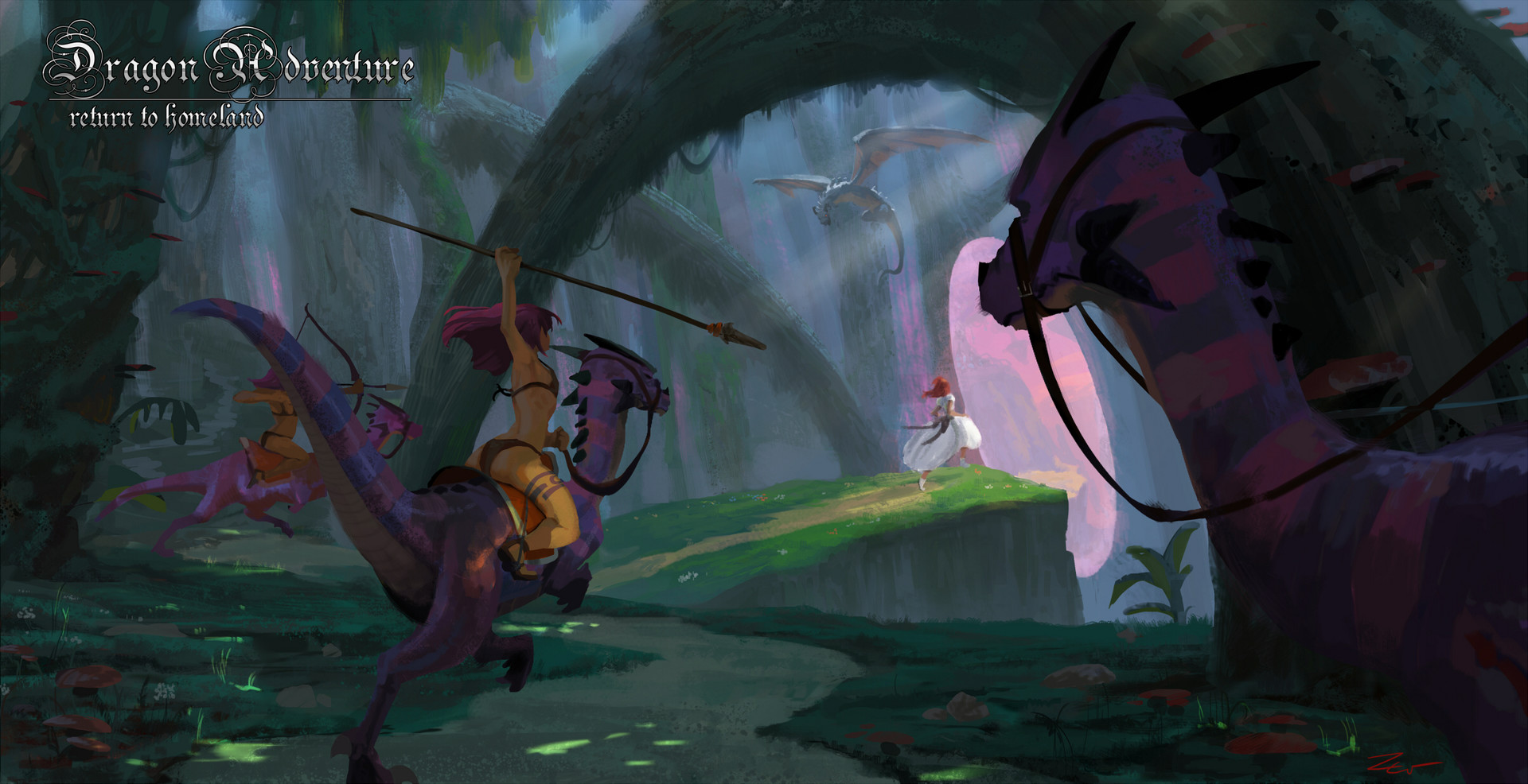 ArtStation - Dragon adventure