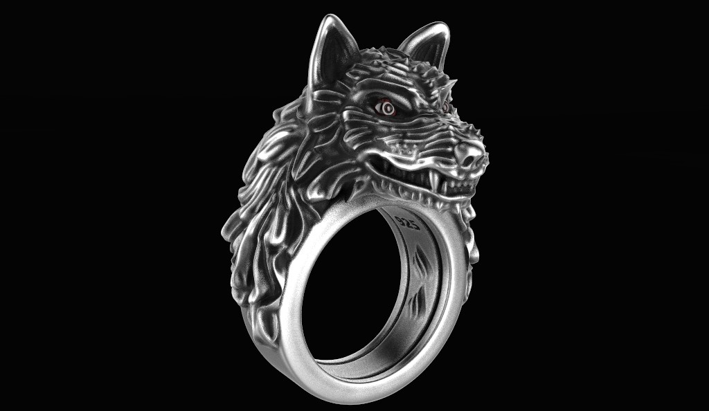 ArtStation - Wolf ring