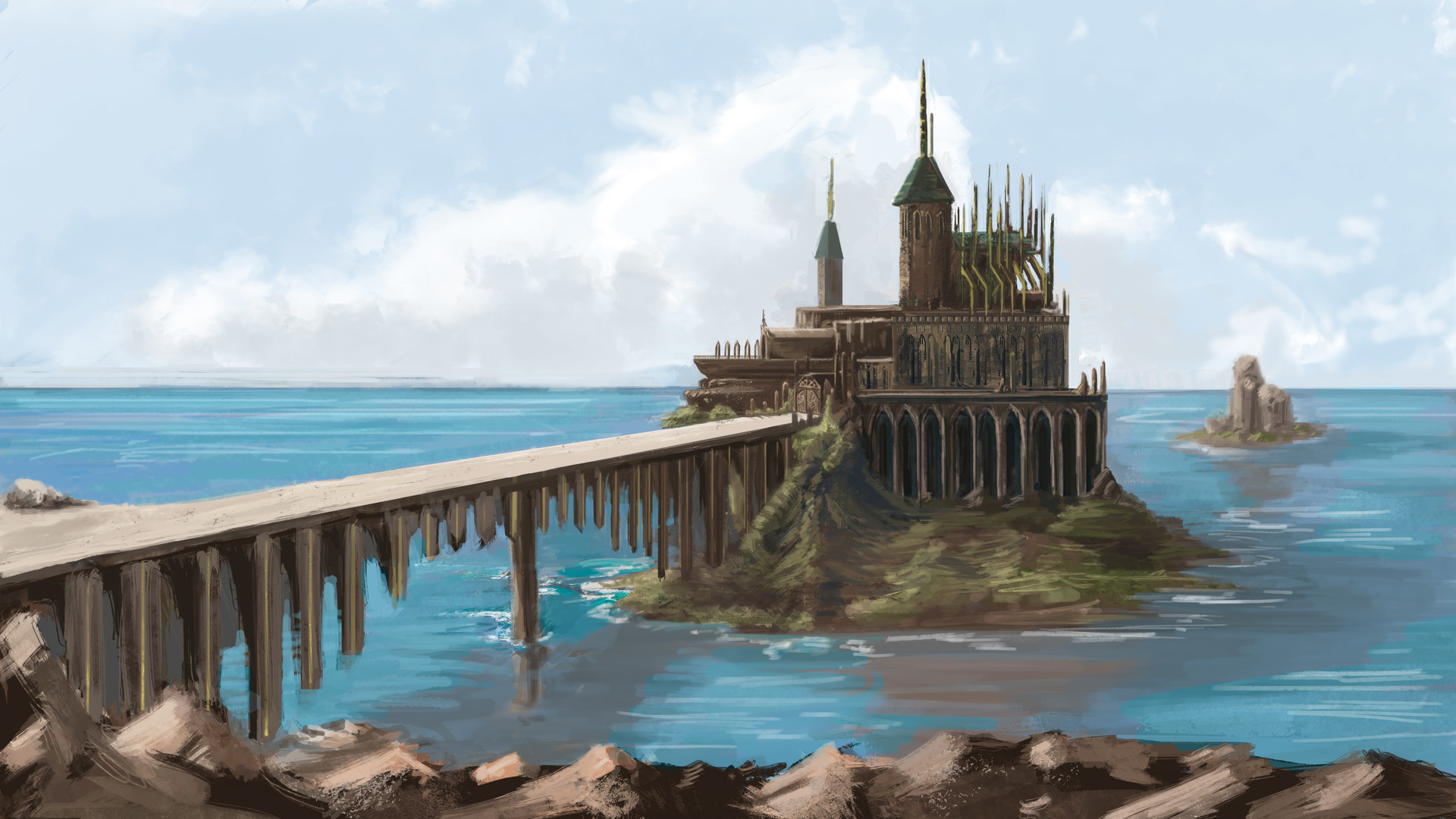 ArtStation - Castle Island