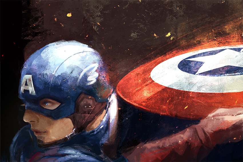 ArtStation - Captain America-改