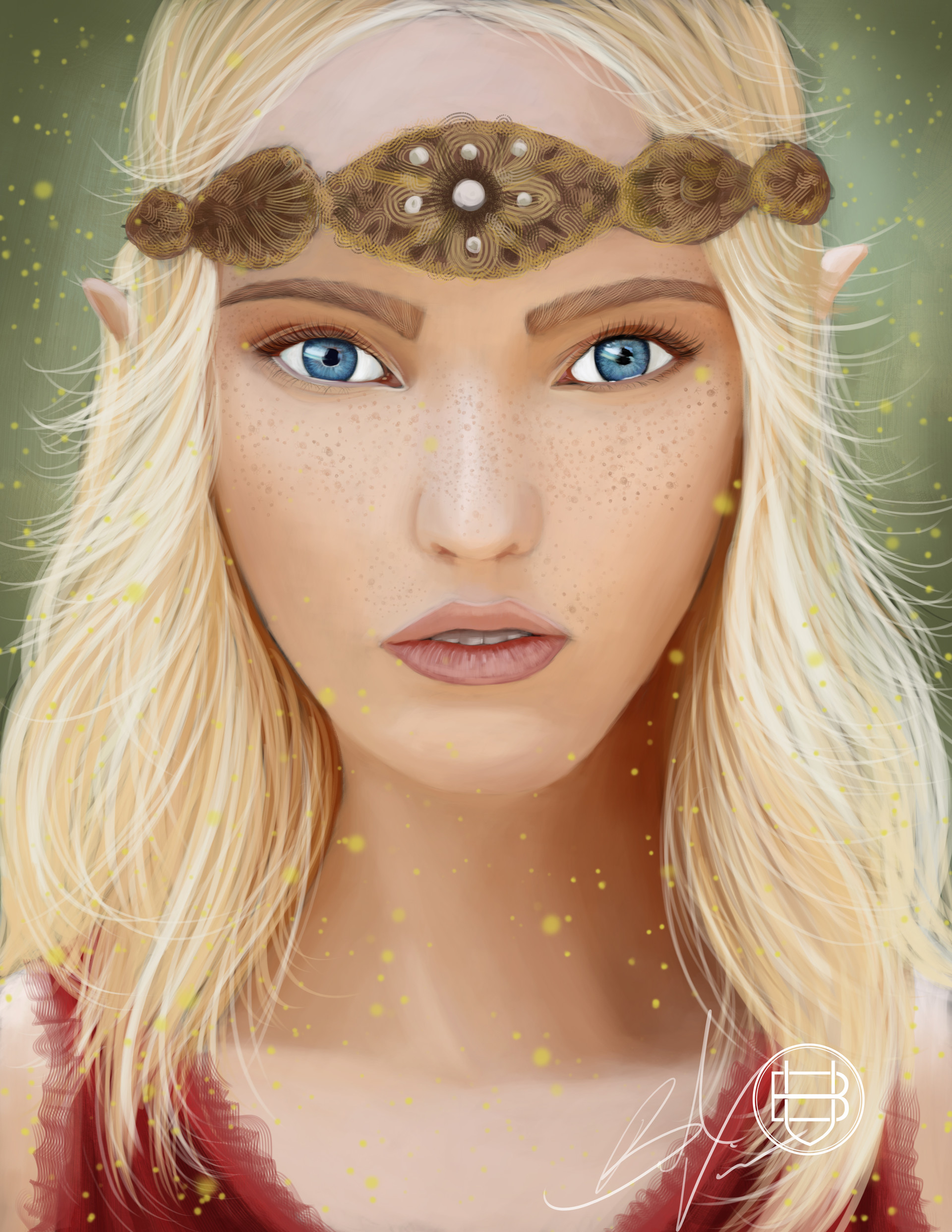 ArtStation - elf lady