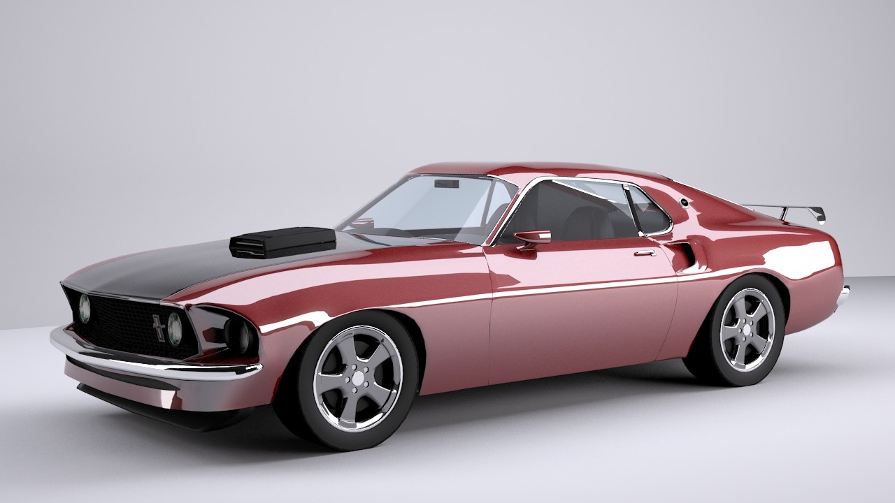 ArtStation - Mustang Mach 1