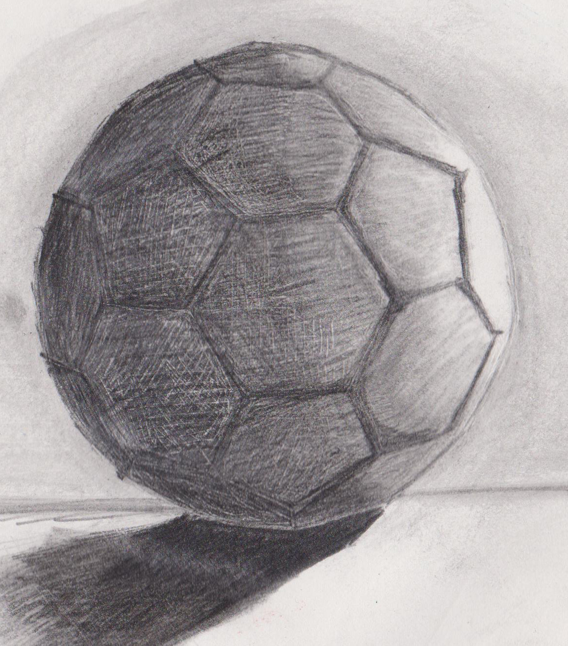 ball drawing with shadow