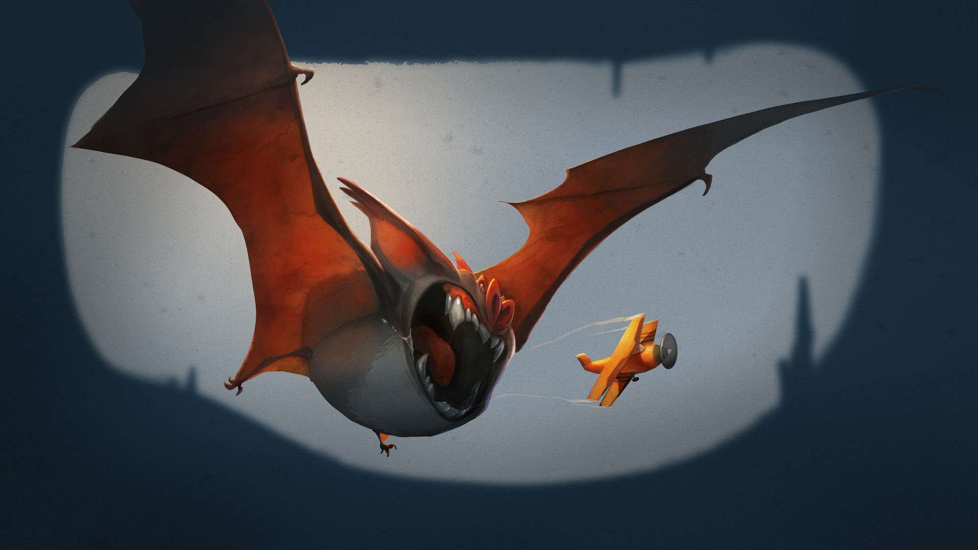 ArtStation - Giant bat silliness.