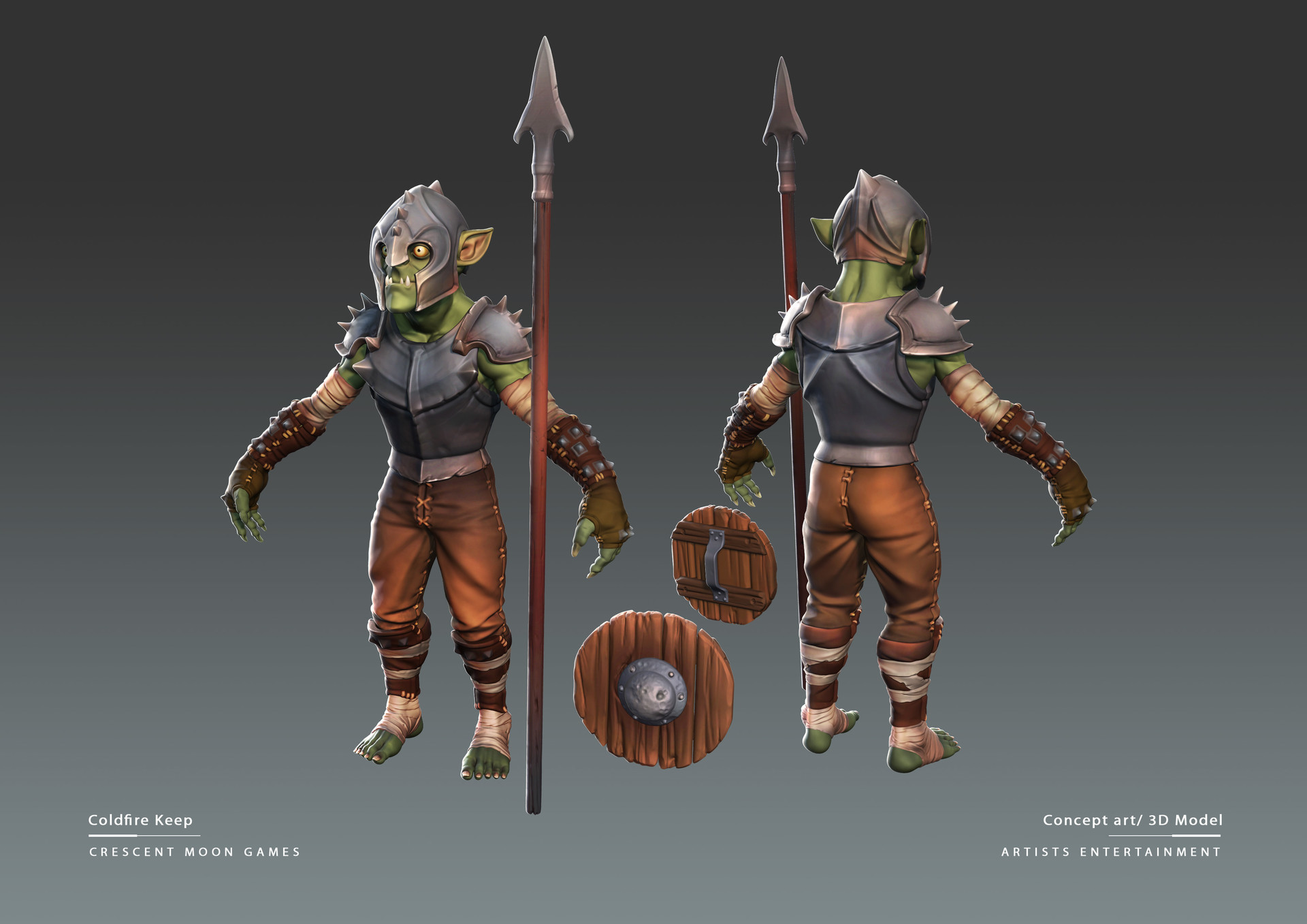 Artists Studio - "Coldfire Keep" Goblins