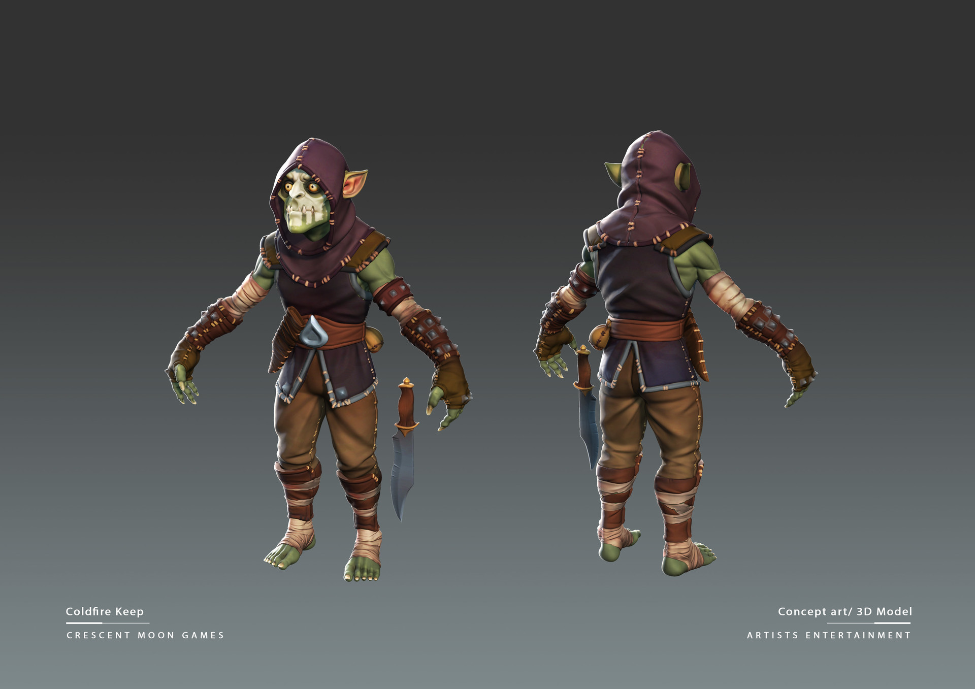 Artists Studio - "Coldfire Keep" Goblins