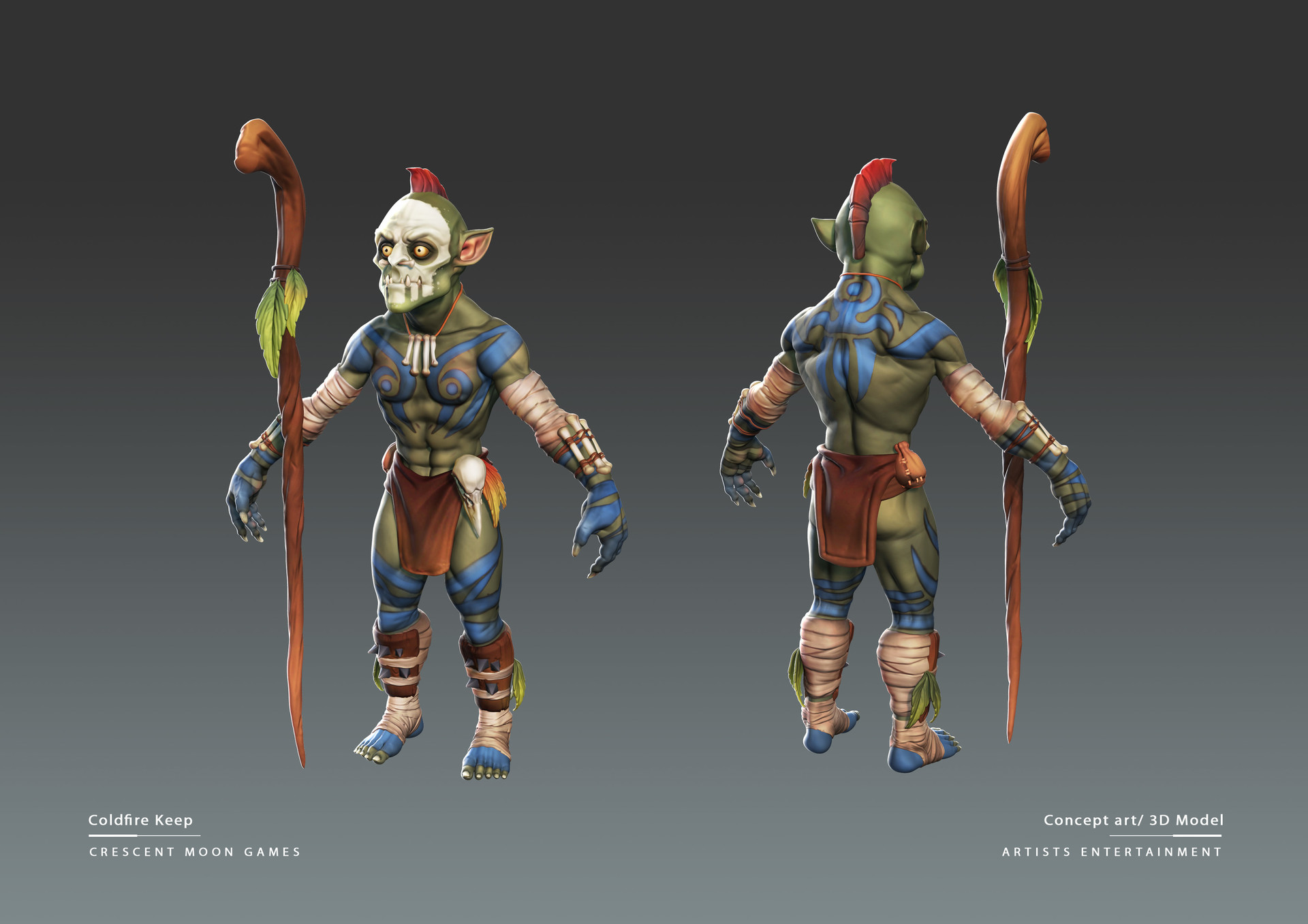 Artists Studio - "Coldfire Keep" Goblins