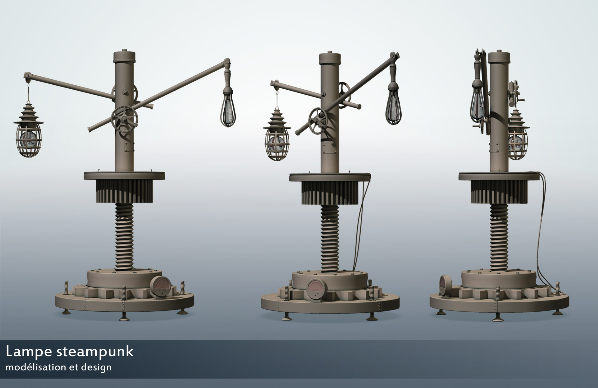 ArtStation - steampunk light