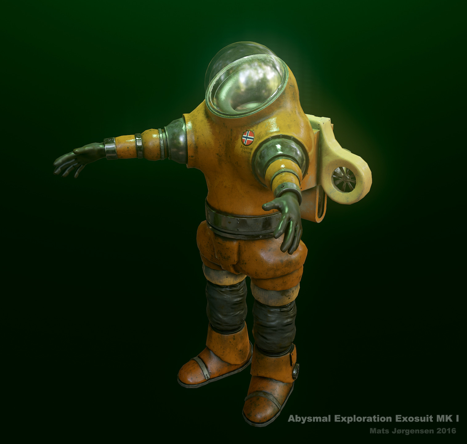 ArtStation - Abysmal Exploration Exosuit MK I