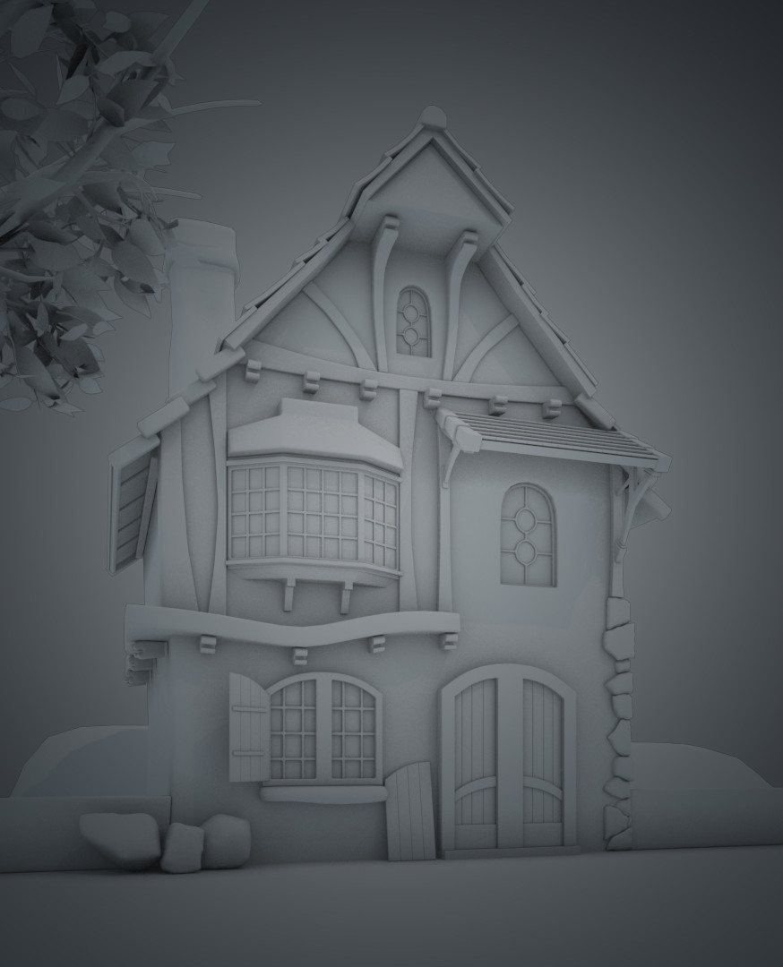 ArtStation - Cartoon House