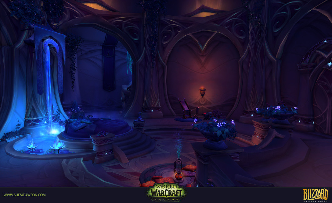 Shem Dawson Art Suramar Court Of Stars Dungeon