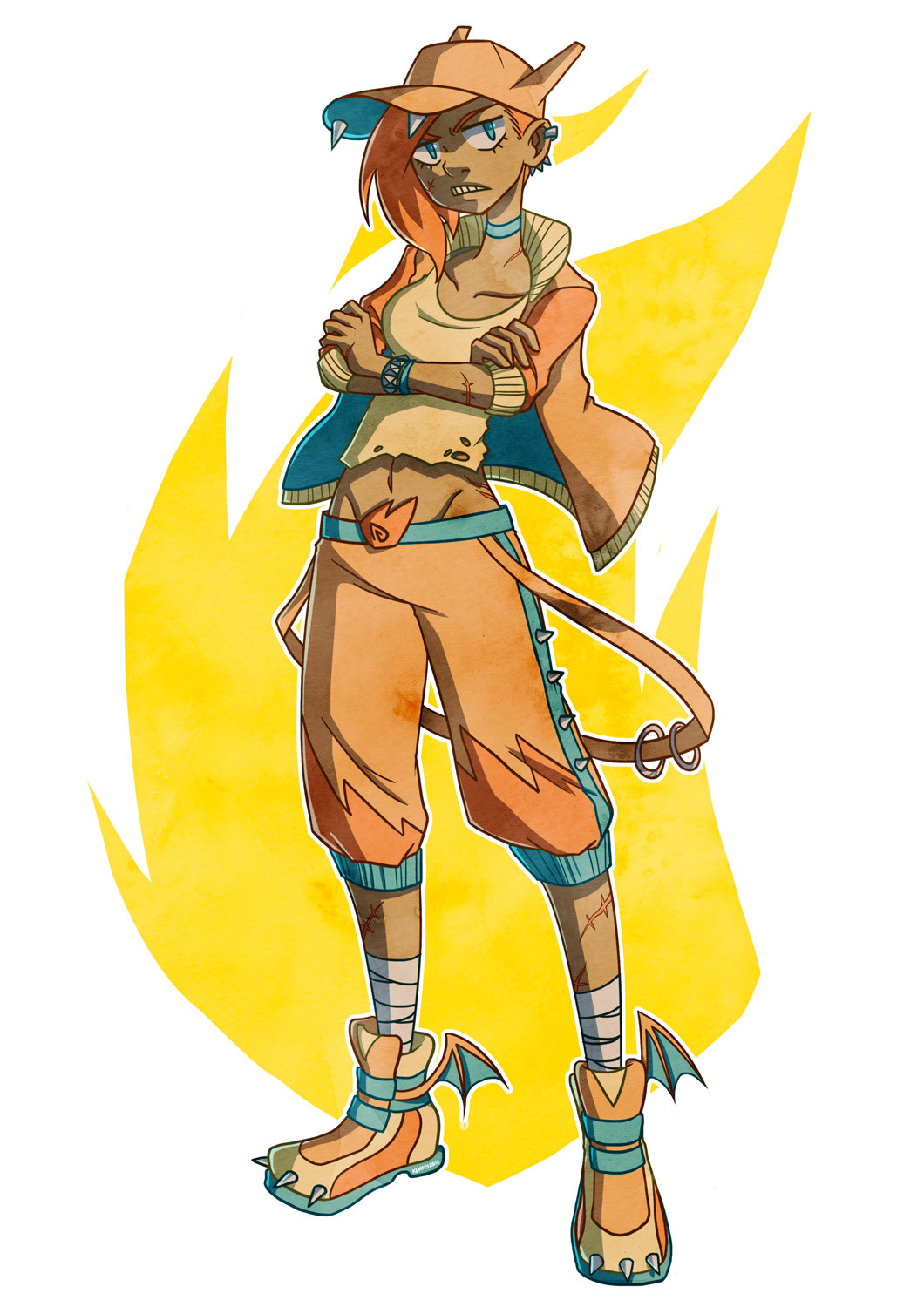 female human charizard