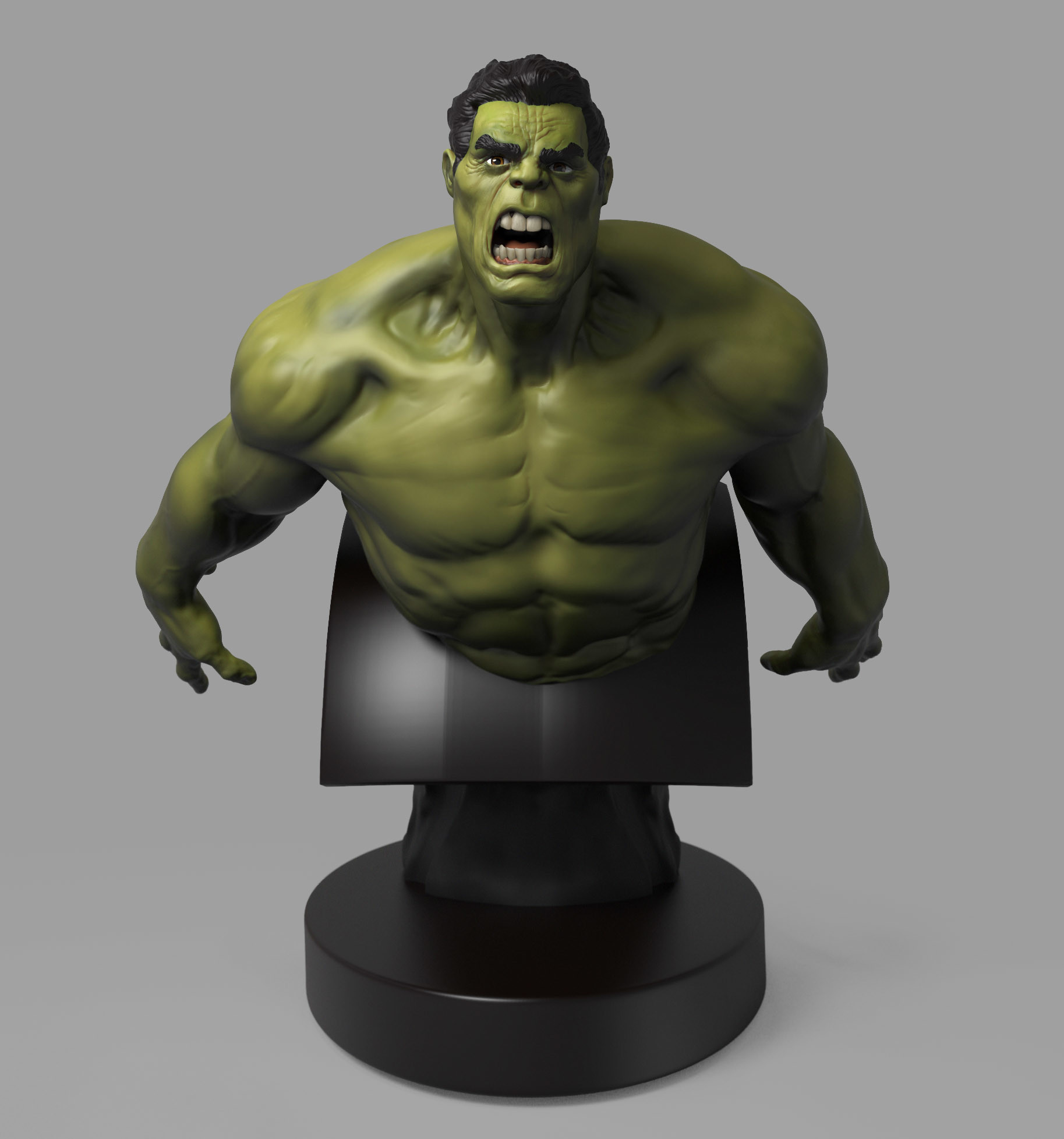 ArtStation - Hulk bust Maquette