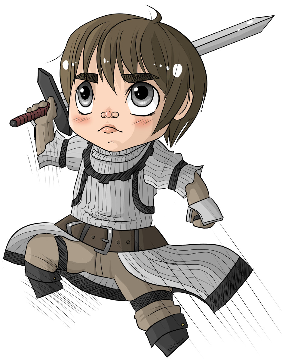 ArtStation - Kwin Chibi Warrior!