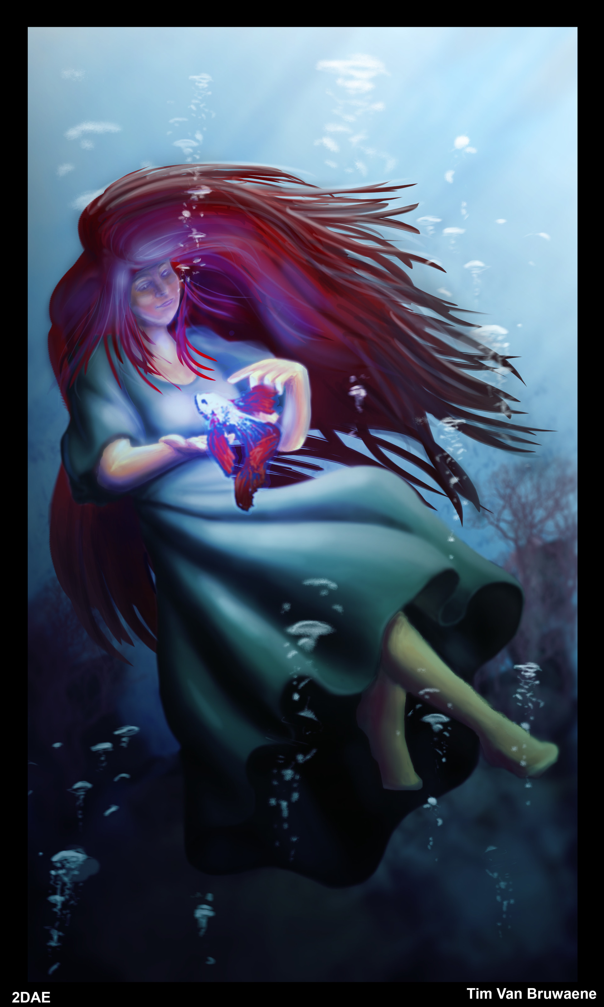 ArtStation - Ocean girl