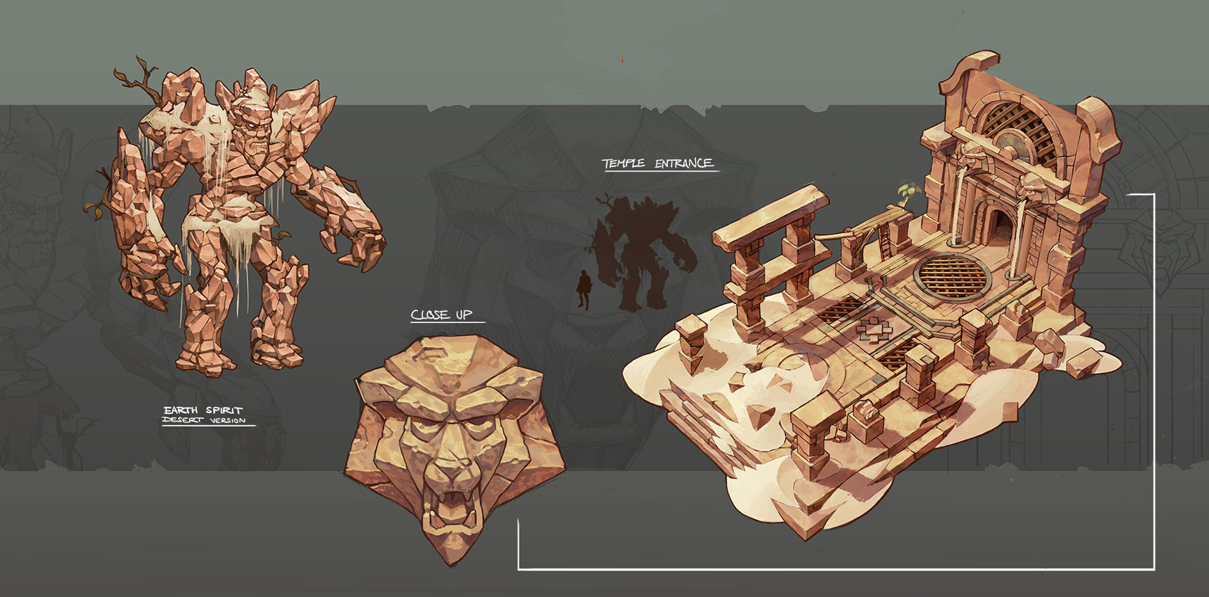 ArtStation - Forgotten Temple entrance Concept