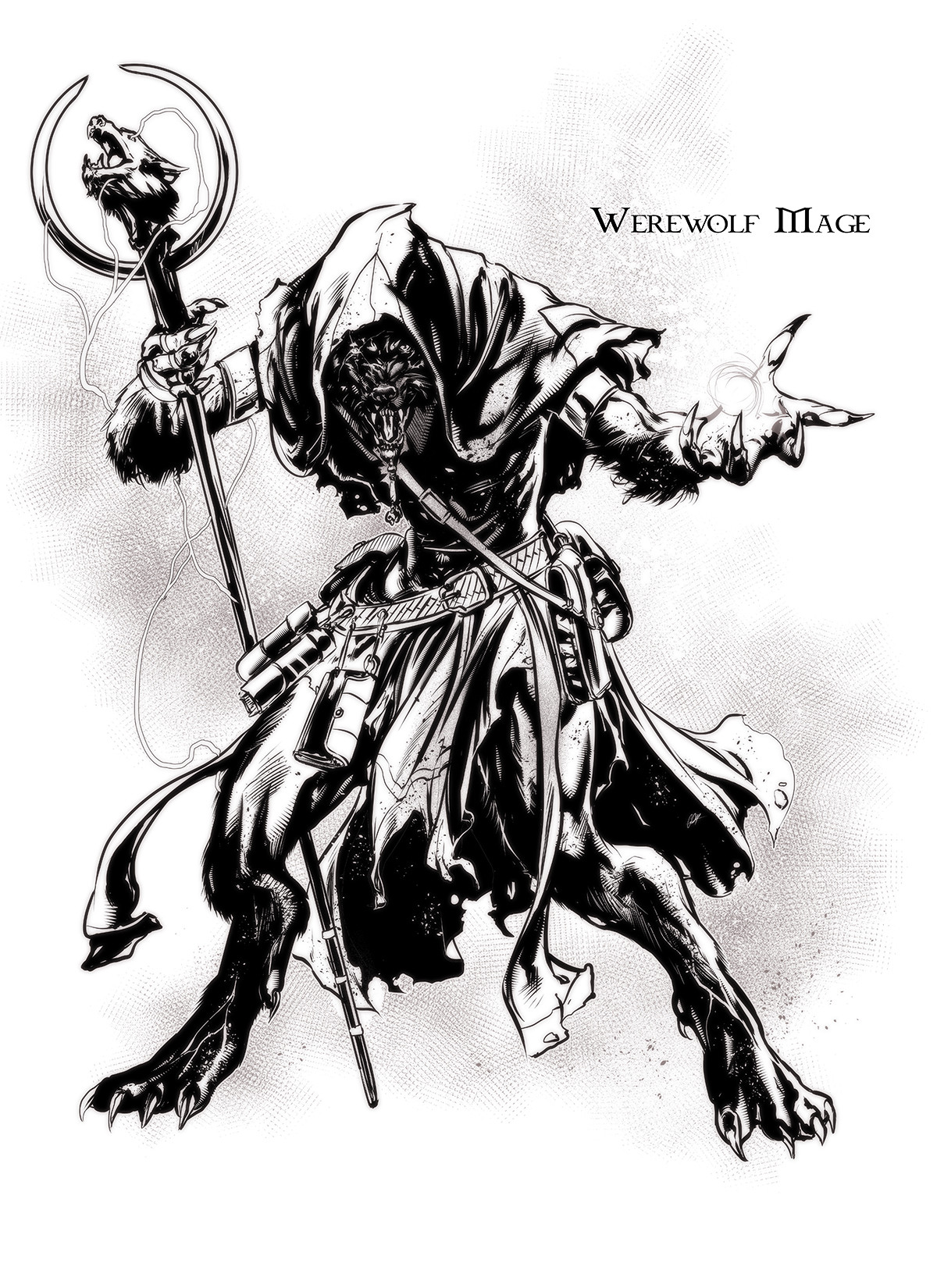ArtStation - WereWolf Mage