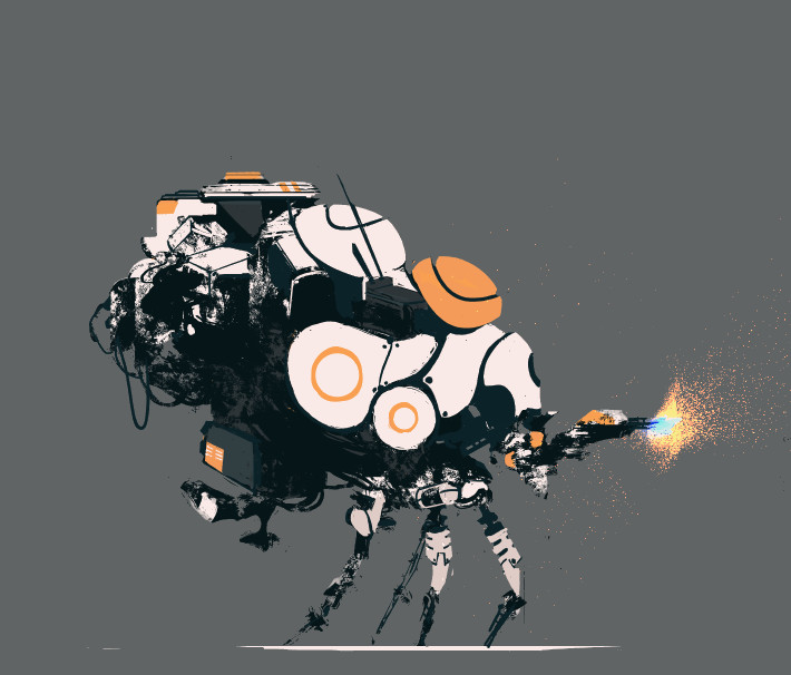 ArtStation - Welding Droid