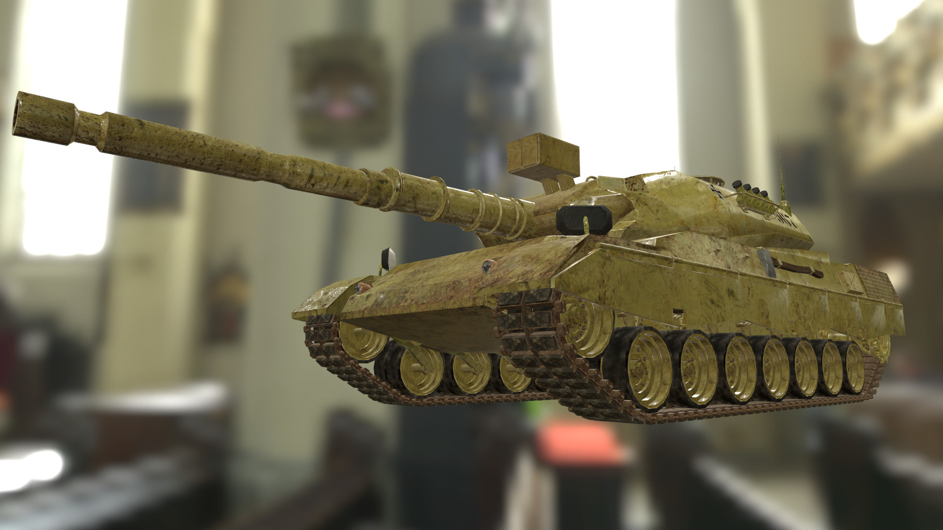 ArtStation - German Leopard 1A4 Tank