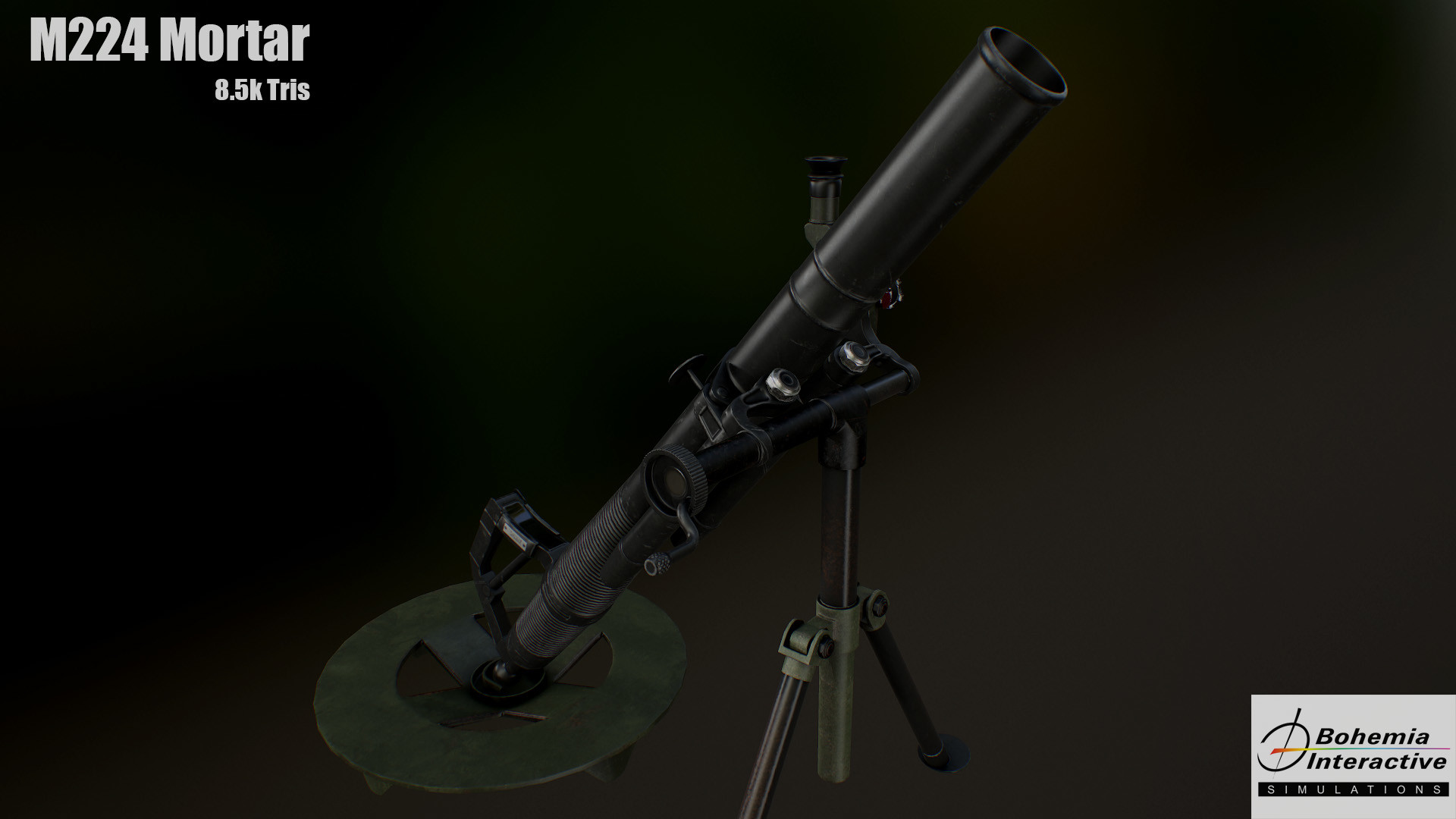 ArtStation - M224 Mortar