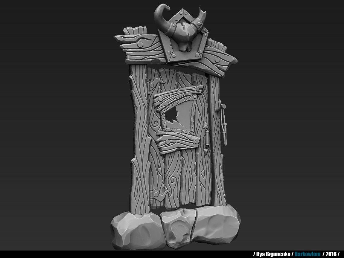 ArtStation - Fantasy door (Work on concept)