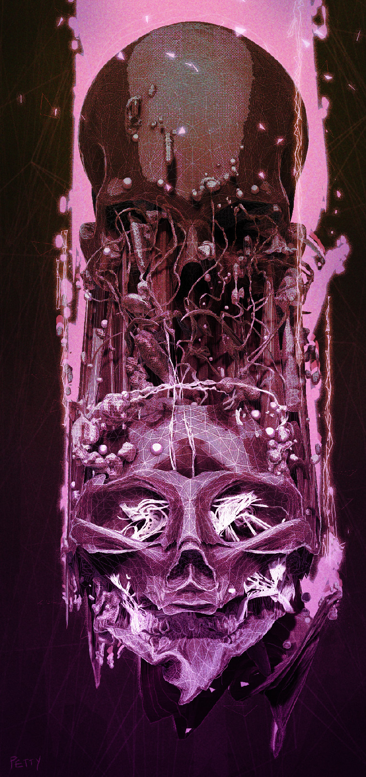 ArtStation - Pink Double Skull