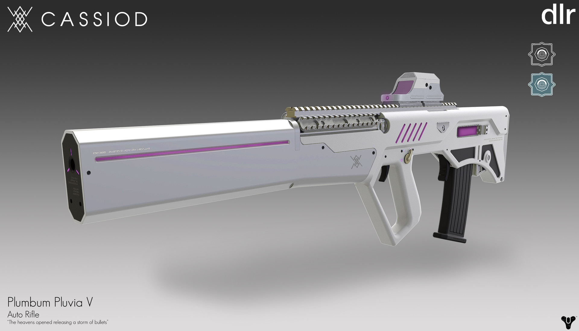 David Riall - Cassoid Foundry | Destiny Concept Weapon Design