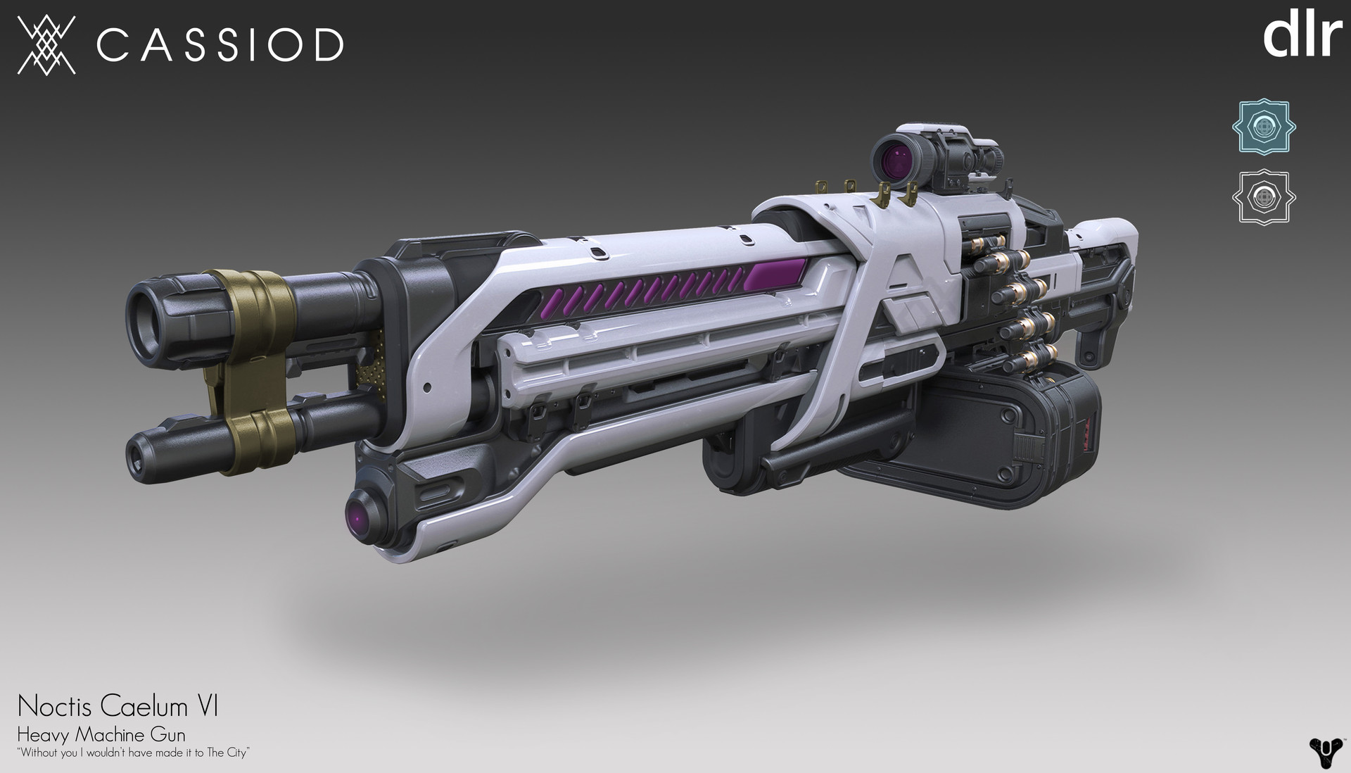 David Riall - Cassoid Foundry | Destiny Concept Weapon Design