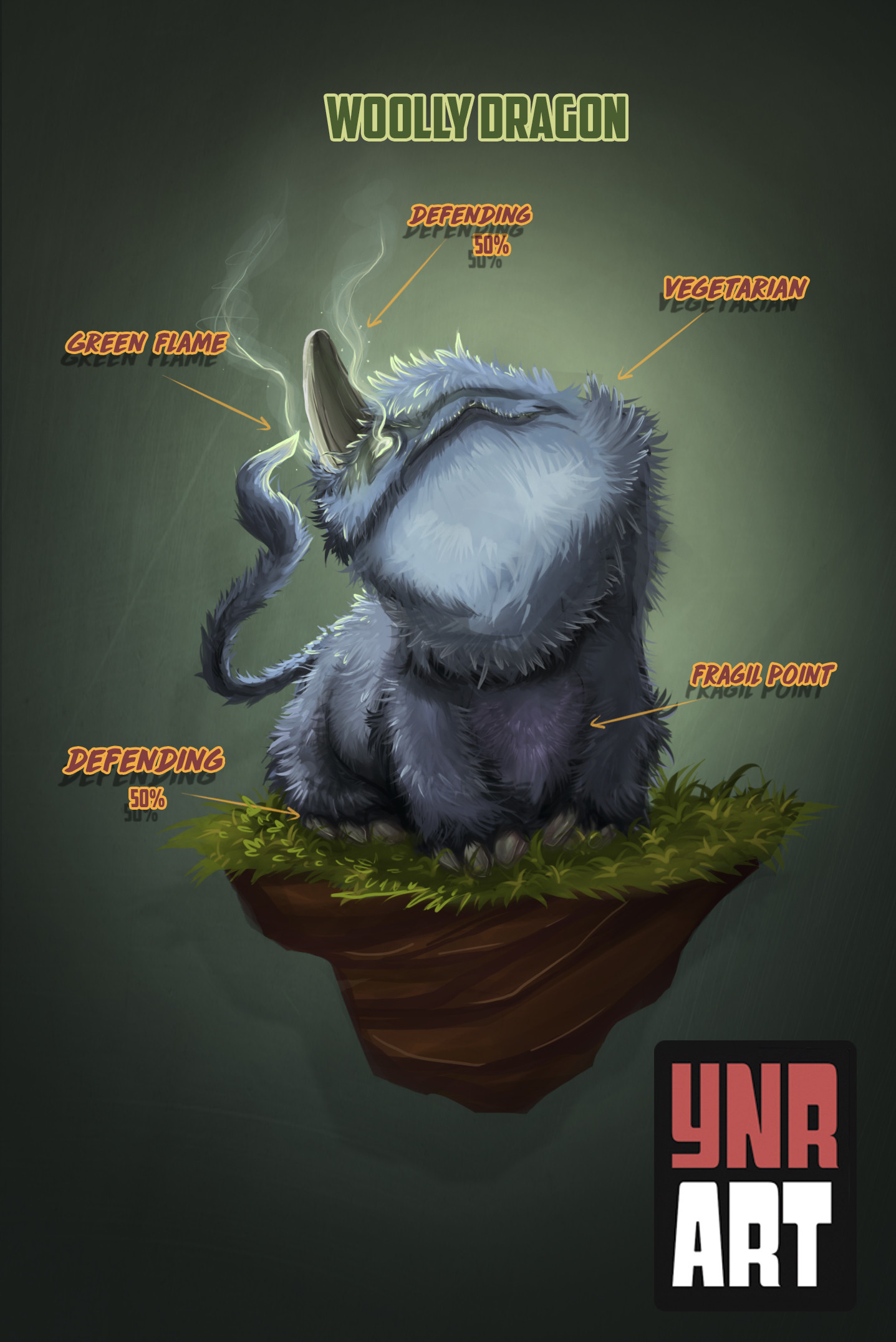 ArtStation - CARTOON CONCEPT DRAGON