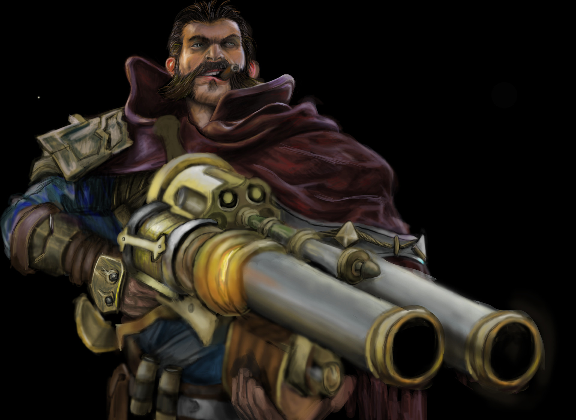 ArtStation - Graves painting