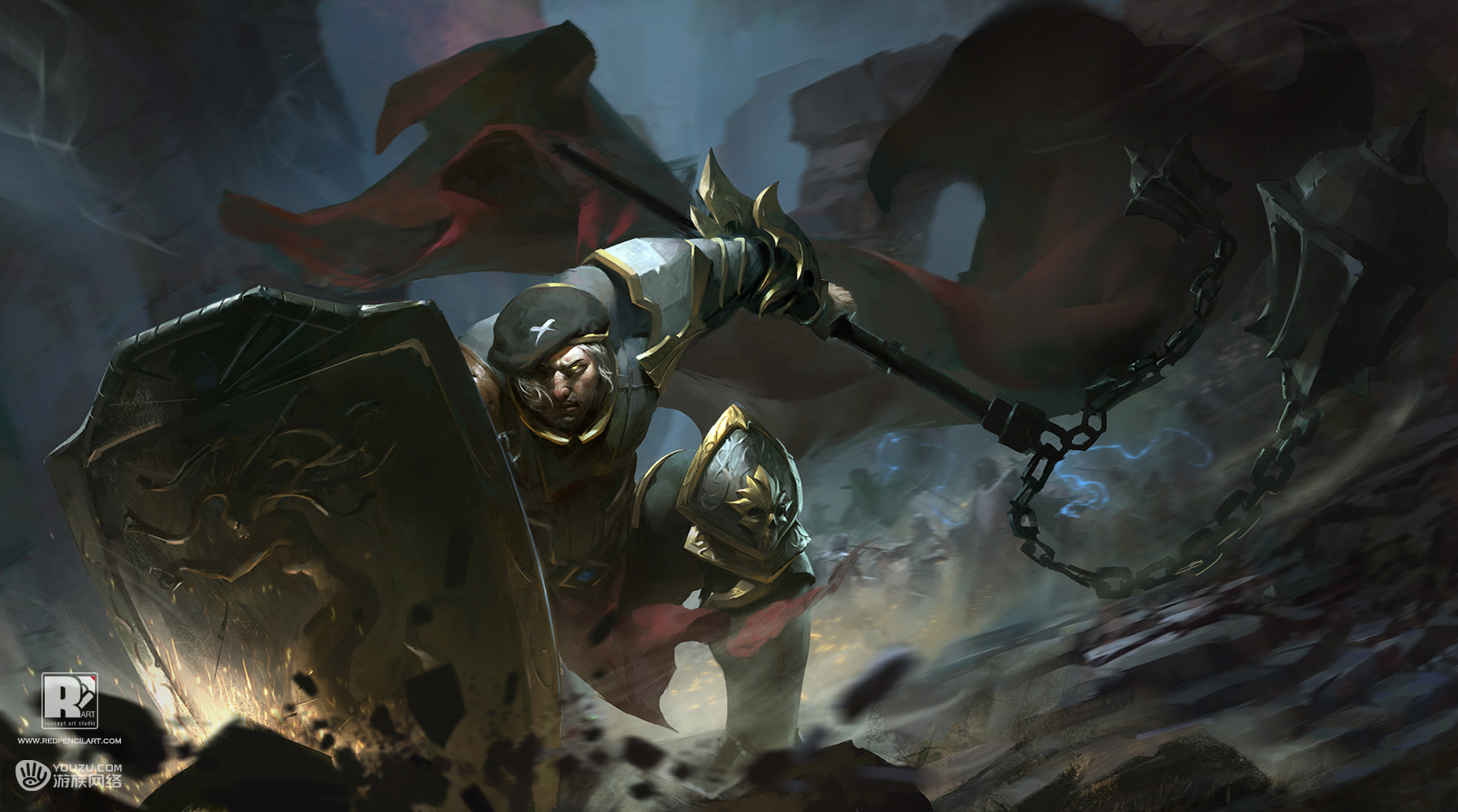 ArtStation - 盾男+Shield-Man[www.redpencilart.com]