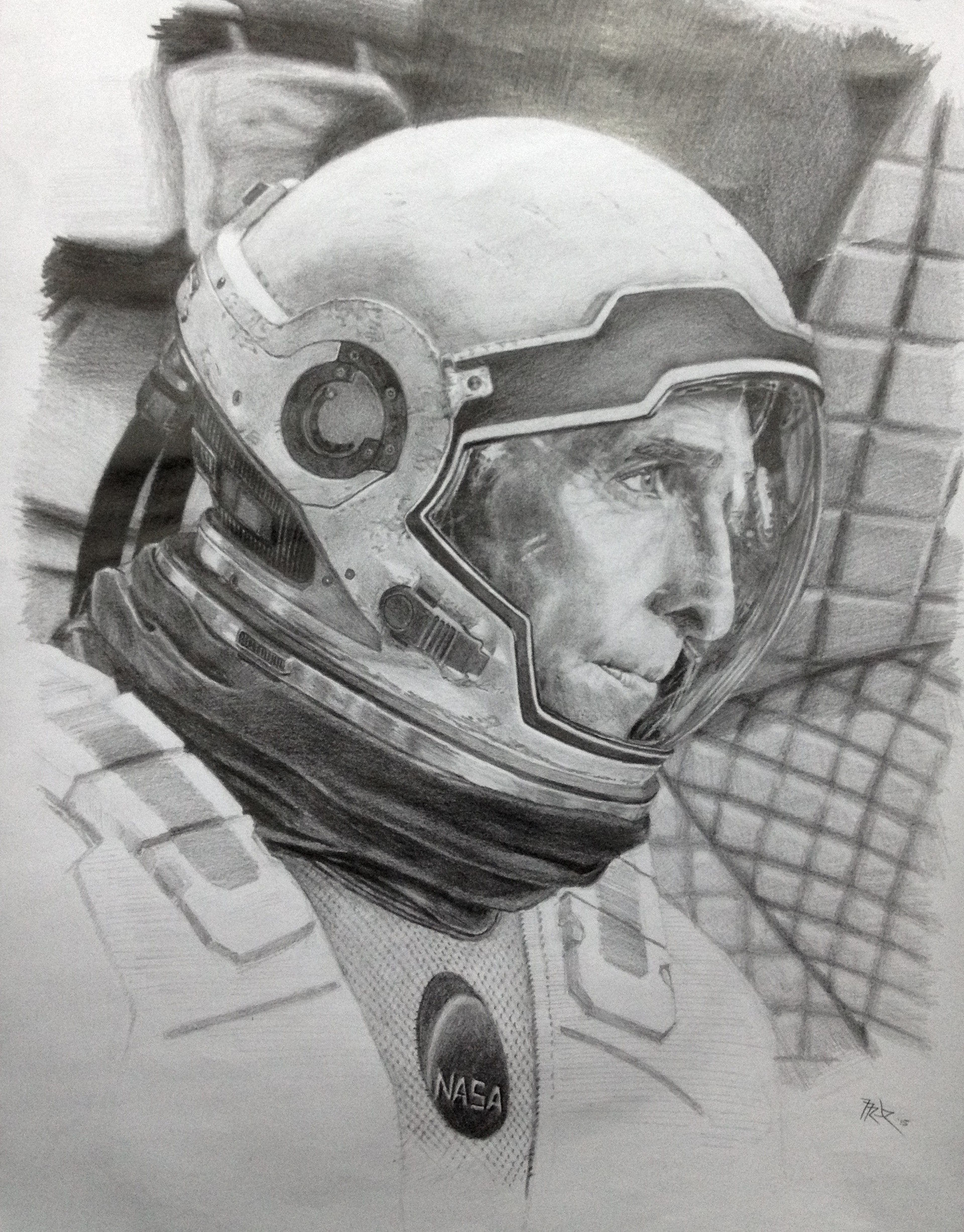 ArtStation - Interstellar - Pencil Portrait