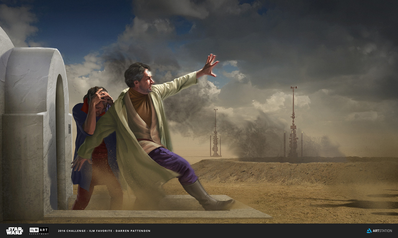 Darren Pattenden - ILM Art Dept. challenge 'The Moment' Keyframe 1