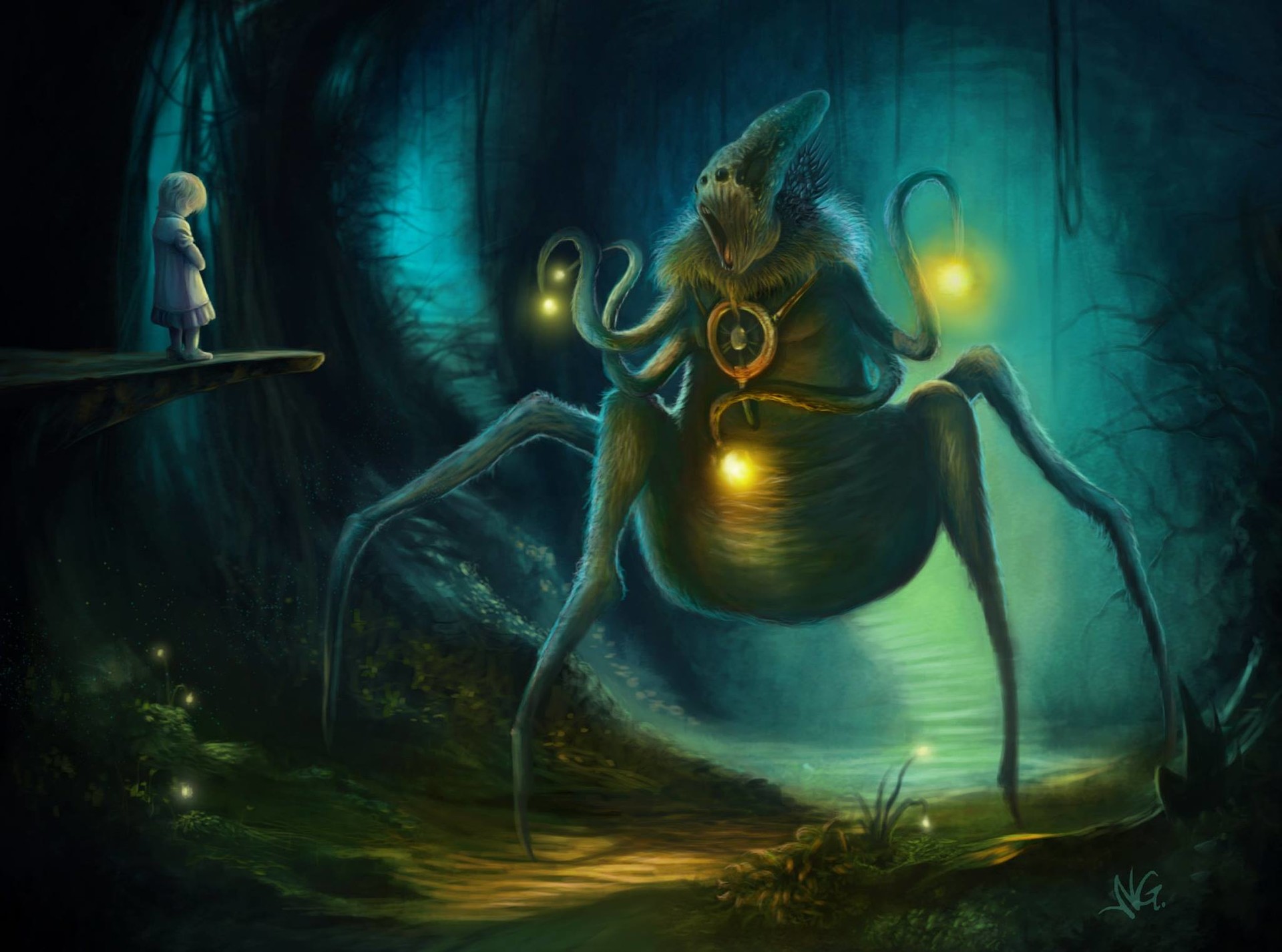 ArtStation - Lady Spider