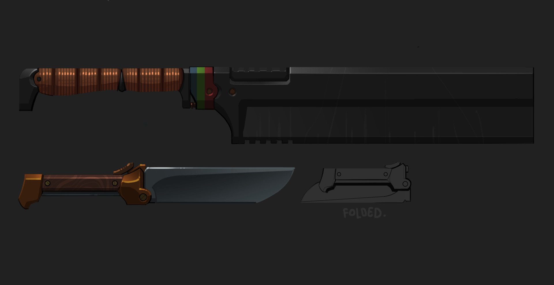 Melee Weapon Concept Art
