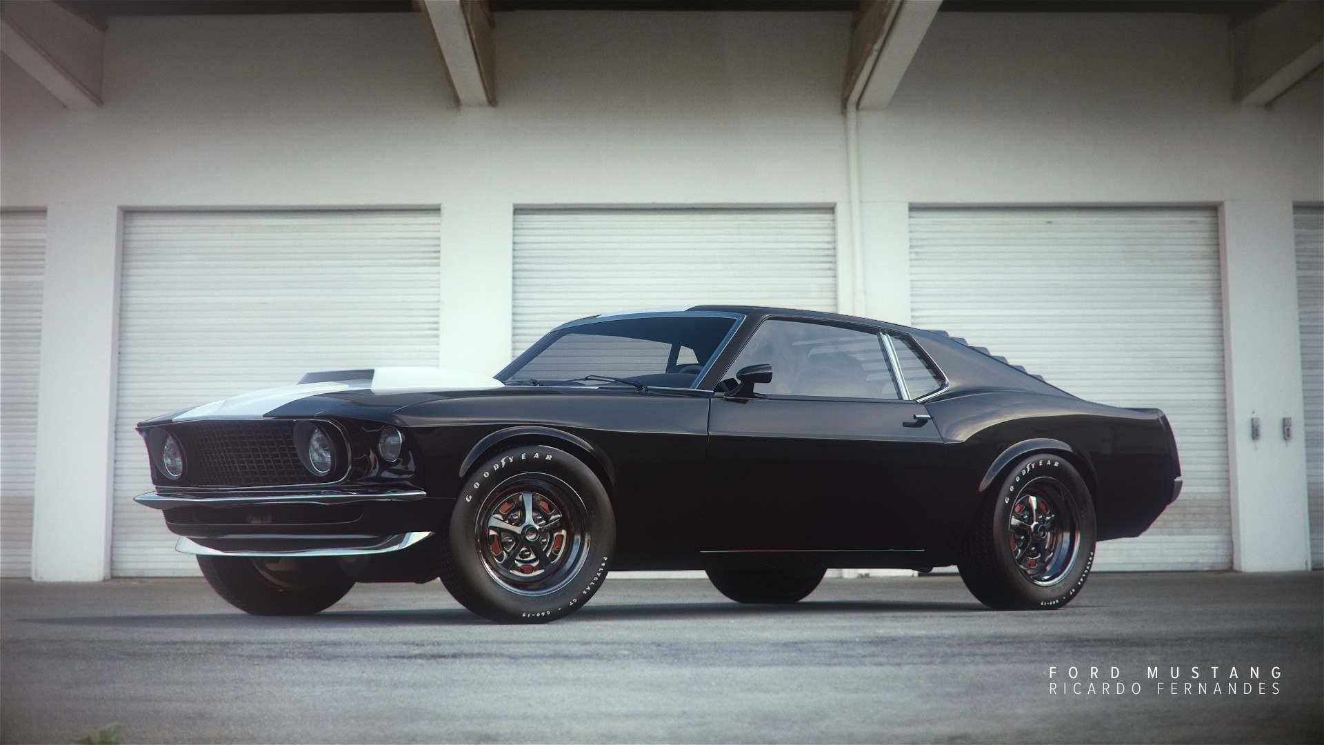 ArtStation - FORD MUSTANGE