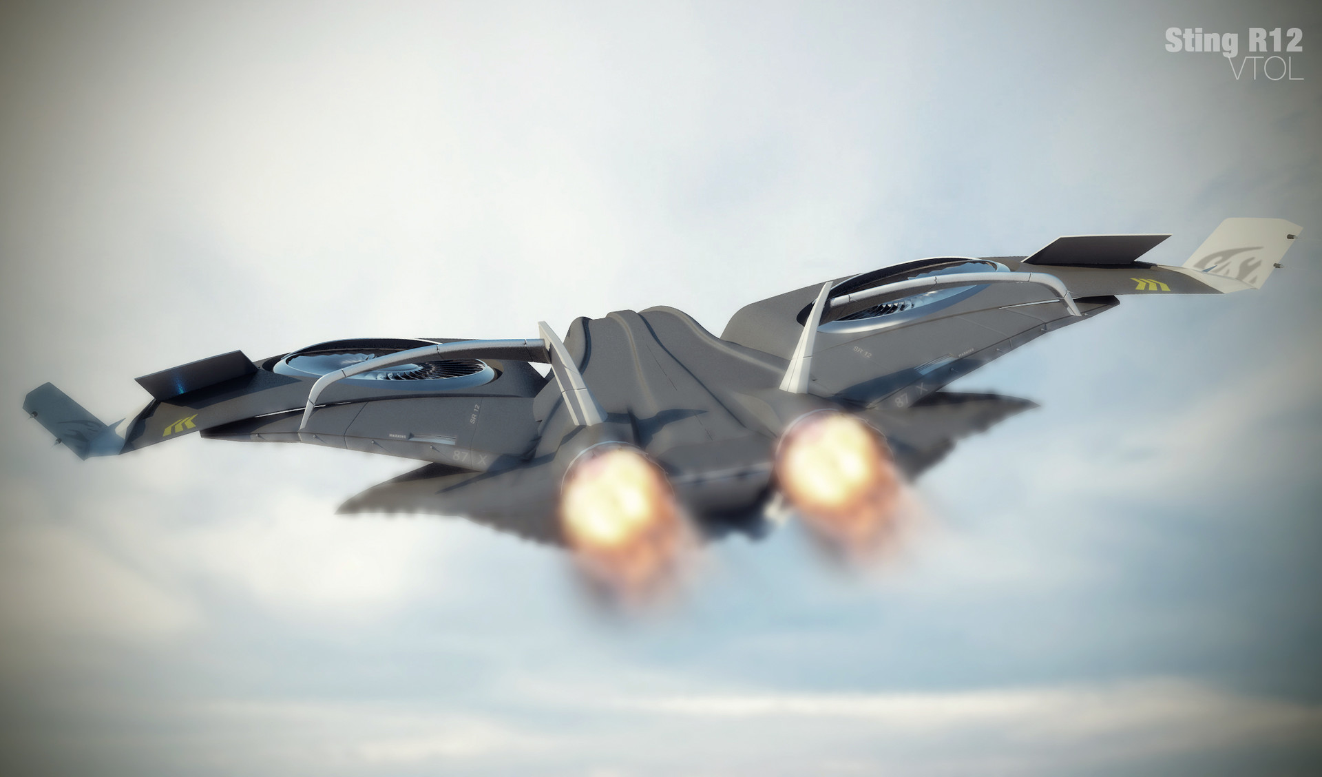 Ramees Muhammed - Sting - R12 VTOL Aircraft Concept