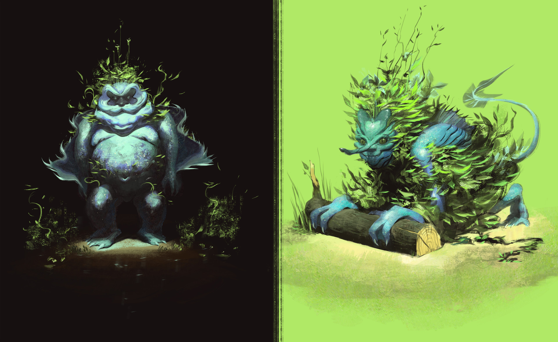 ArtStation - Swamp Spirits.