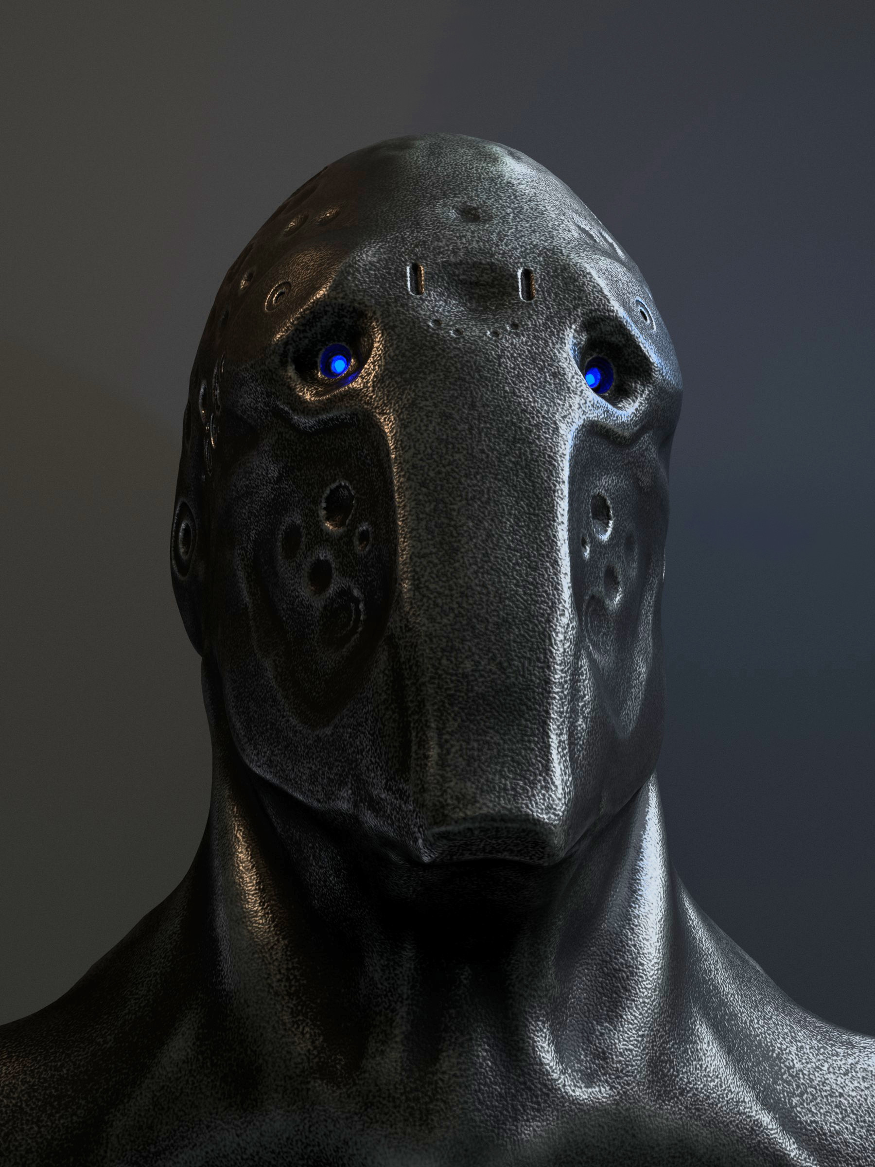 ArtStation - Sad metal man