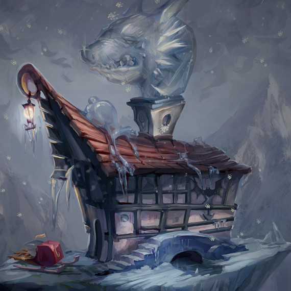 ArtStation - Haunted hutch homes