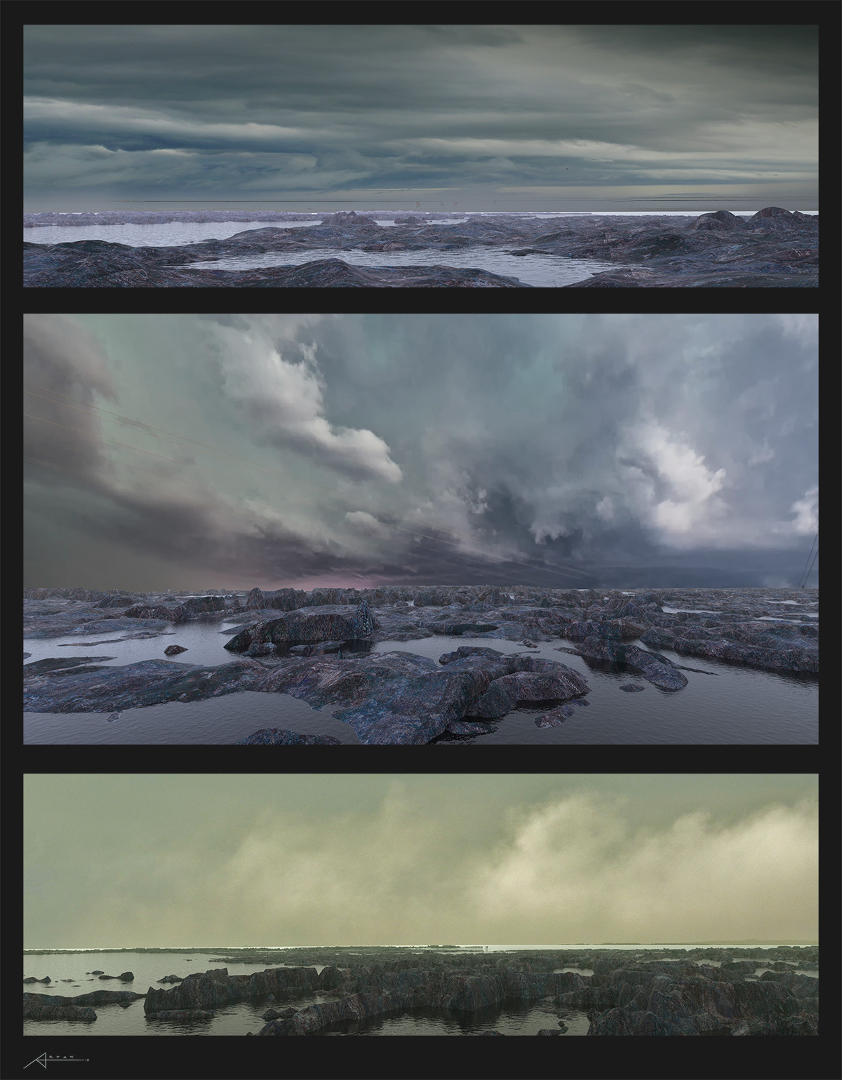 ArtStation - alien lands