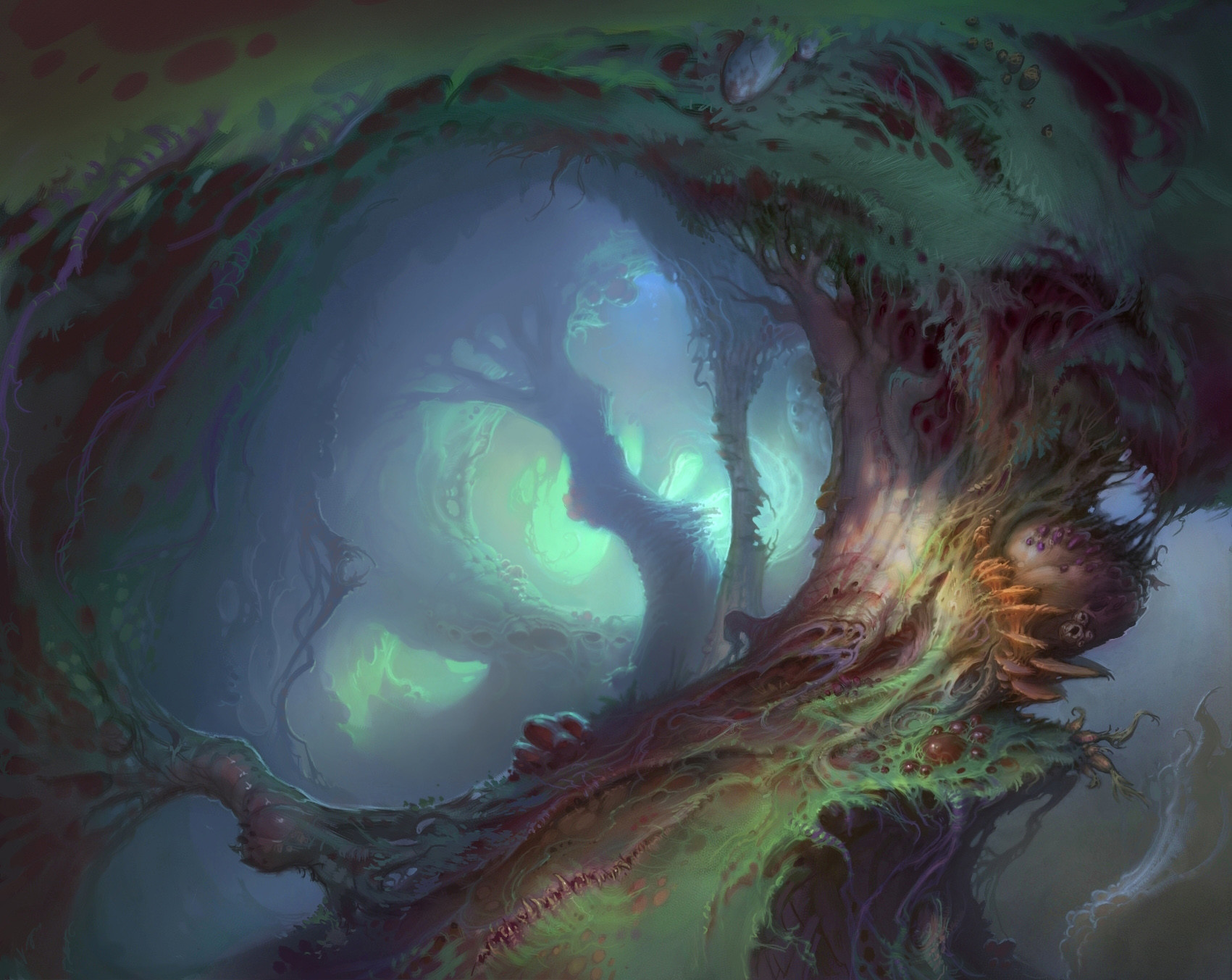 ArtStation - Jabberwocky: Twisted Swamp
