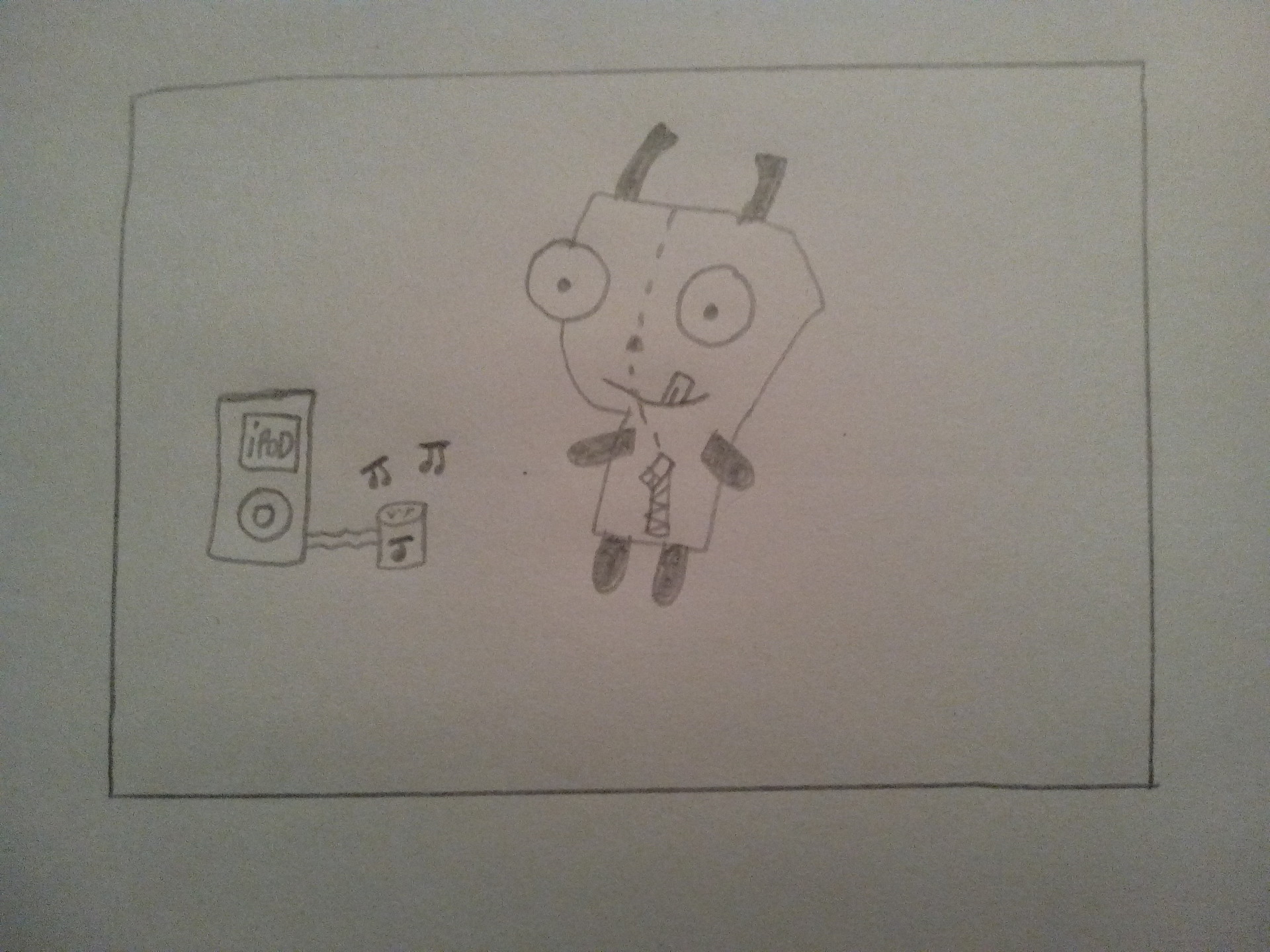 Gir Invader Zim Drawing Gir Gir Invader Zim Sticker Gir Gir Invader
