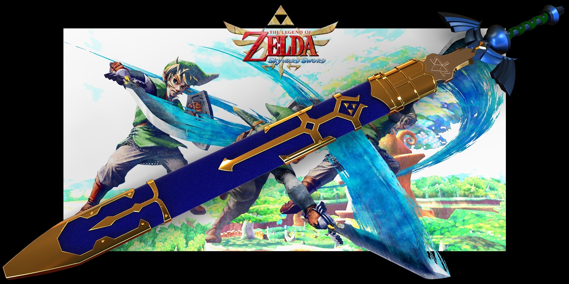 ArtStation - Hi-ish Poly Master Sword and Low poly (Gameready) Master ...