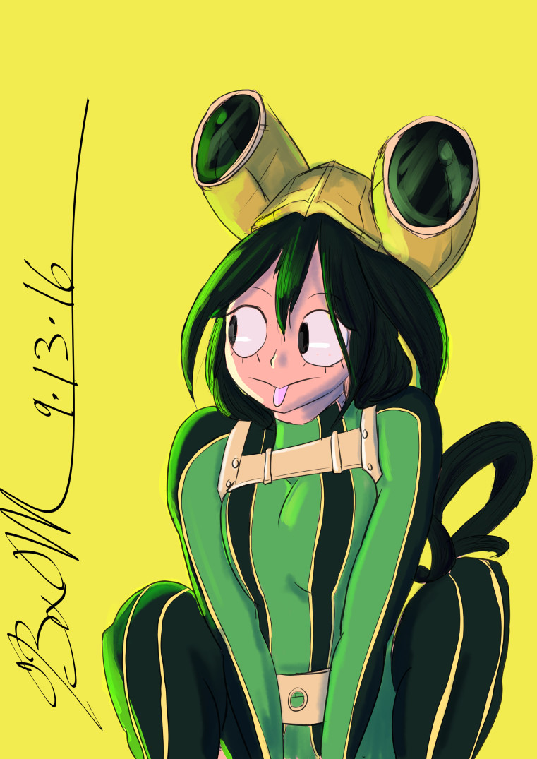 ArtStation - Tsuyu Asui (Rainy Season Hero "Froppy")