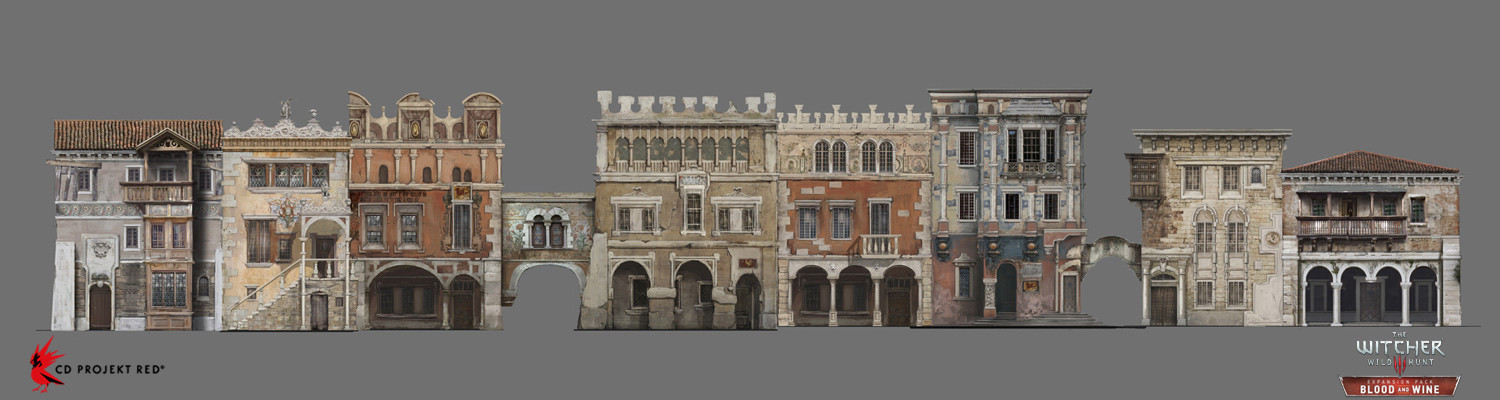 Andrzej Dybowski - The Witcher 3:Wild Hunt - Blood & Wine Buildings